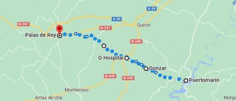 Etapa 30: Portomarín - Palas de Rei